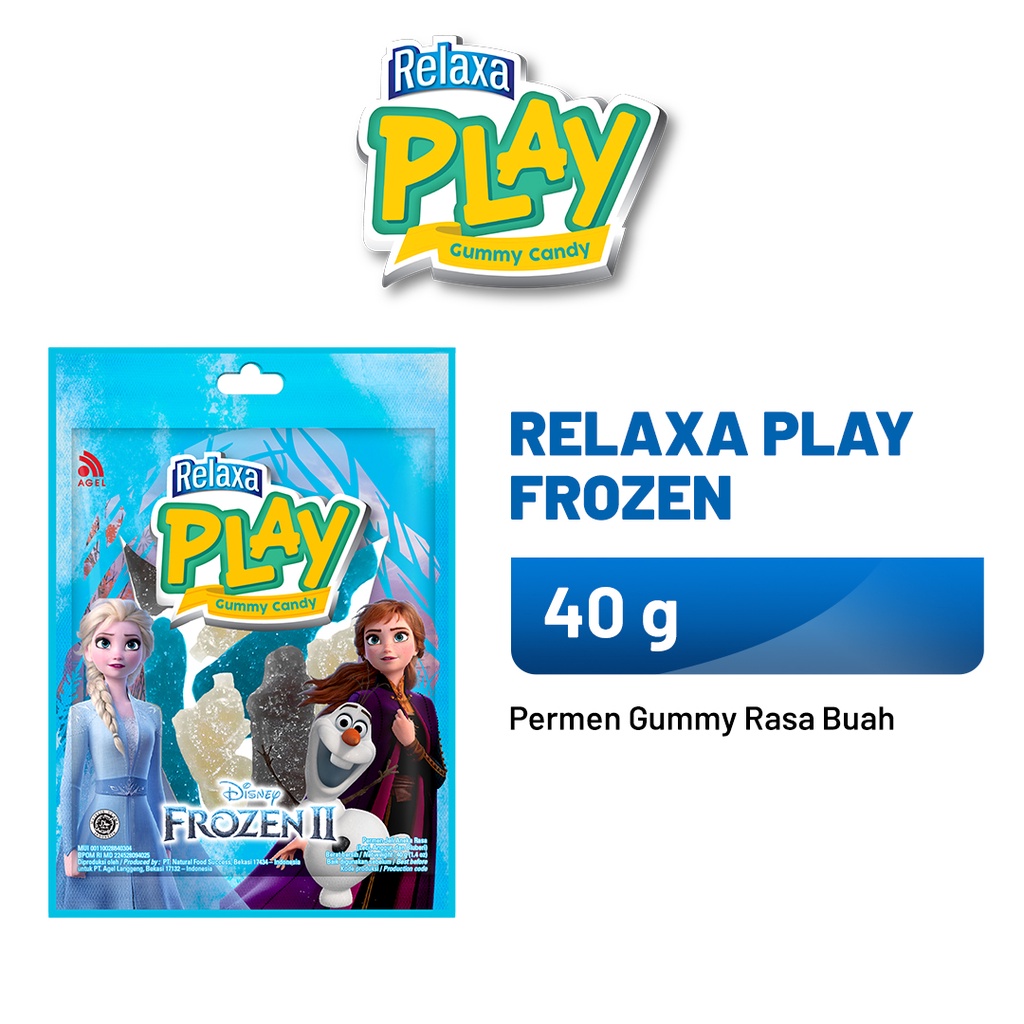Jual RELAXA Play Frozen Sachet 40 gr | Shopee Indonesia