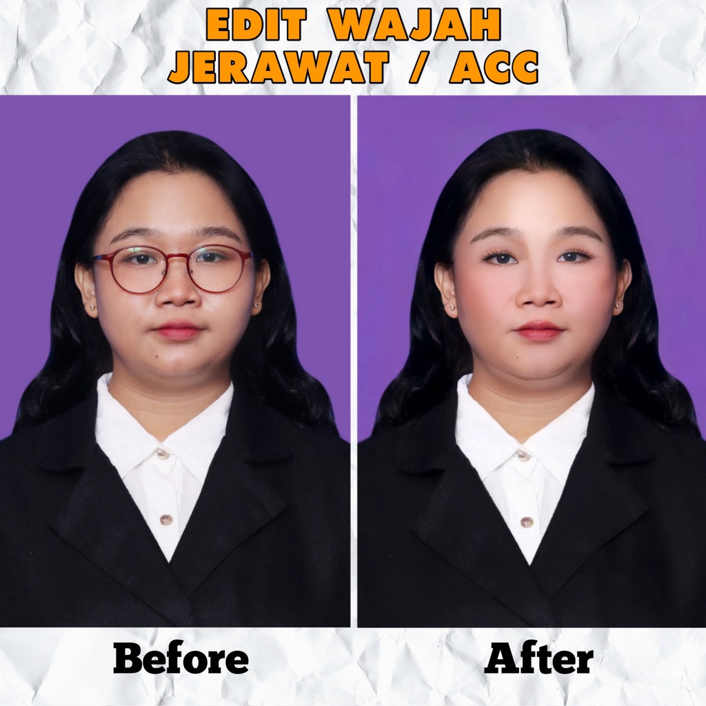 Jual Jasa Edit Pas Foto / Edit Baju Jas / Edit Background (Softfile ...