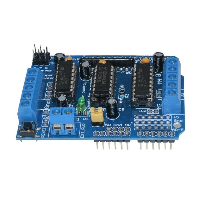 Jual Modul L293 MOTOR DRIVER SHIELD Stepper H-Bridge L293D Mega UNO ...