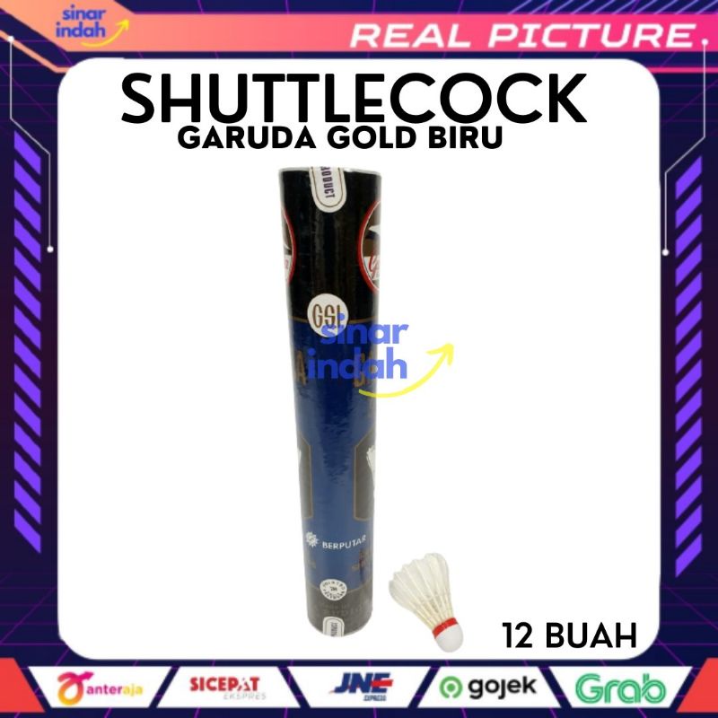 Jual Shuttlecock Garuda Gold Biru Kok Bulutangkis Badminton | Shopee ...