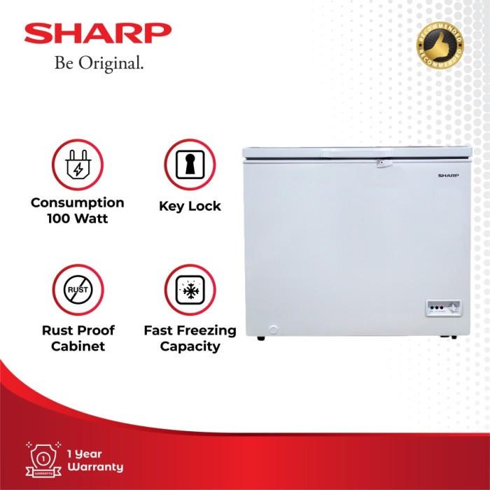 Jual Sharp Freezer Box Chest Freezer Frv150X (PALEMBANG) | Shopee Indonesia