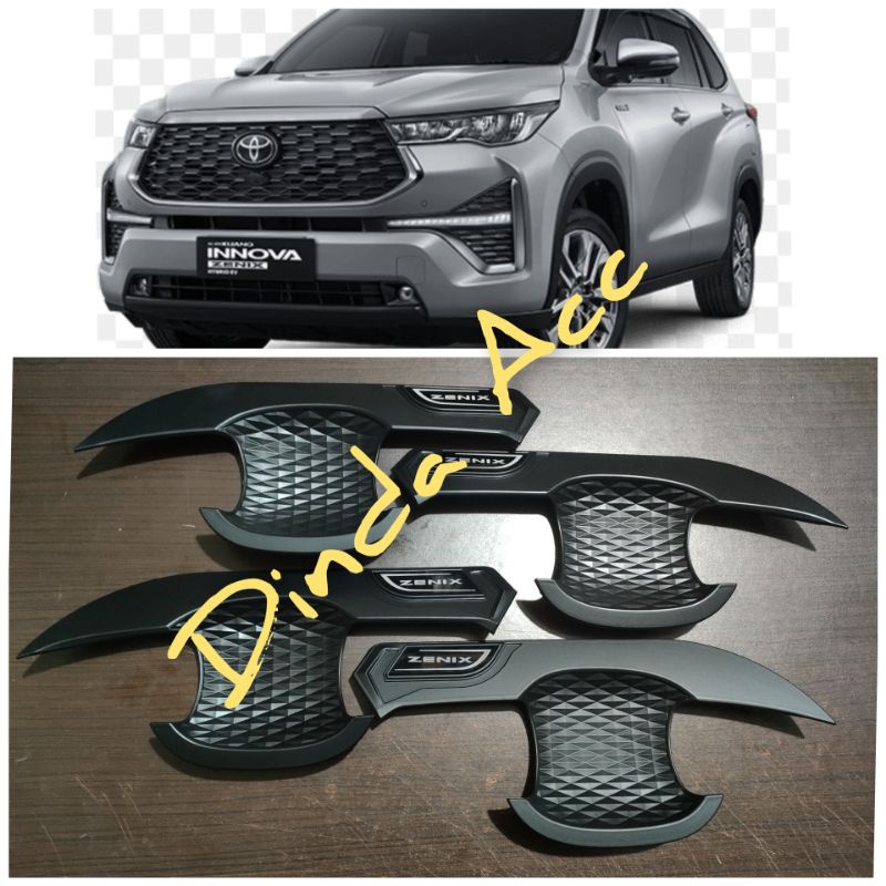 Jual Outer Mangkok Pintu Mobil Toyota Innova ZENIX 2023-2024 up Hitam ...