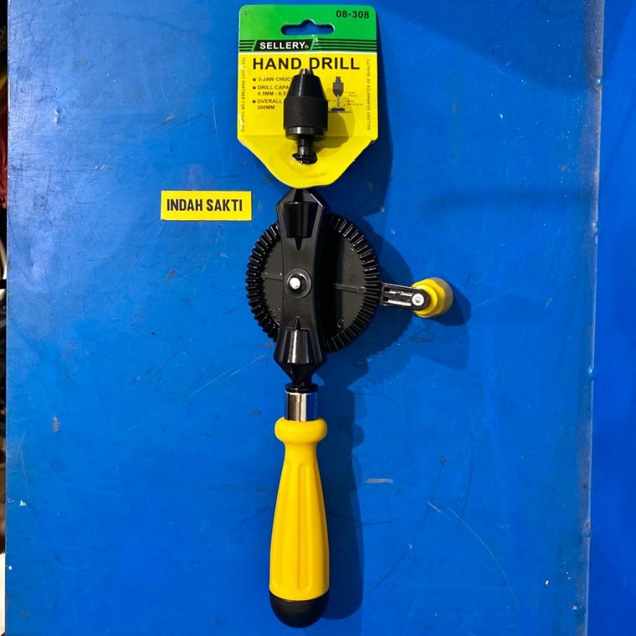 Jual Bor Tangan Manual Hand Drill 1/4 inch Sellery | Shopee Indonesia