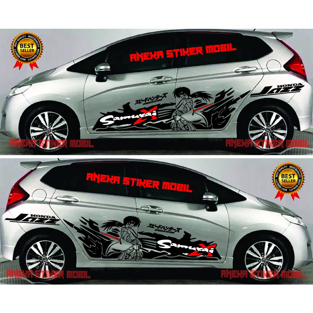 Jual Stiker Samurai X Stiker Body Mobil Honda Jazz Stiker Honda Jazz RS ...