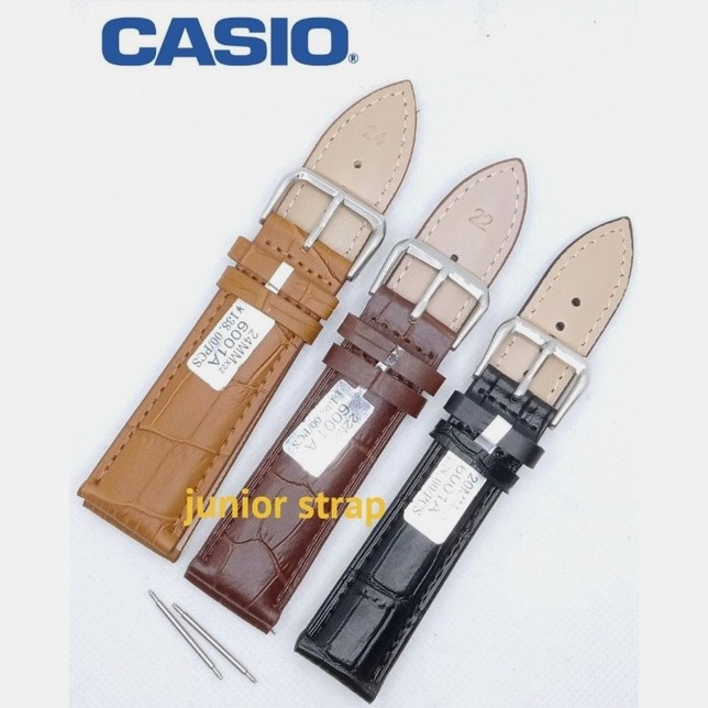 Jual Strap Tali Jam Tangan Kulit Strap Watch Casio Mtp-V Ltp V | Shopee ...