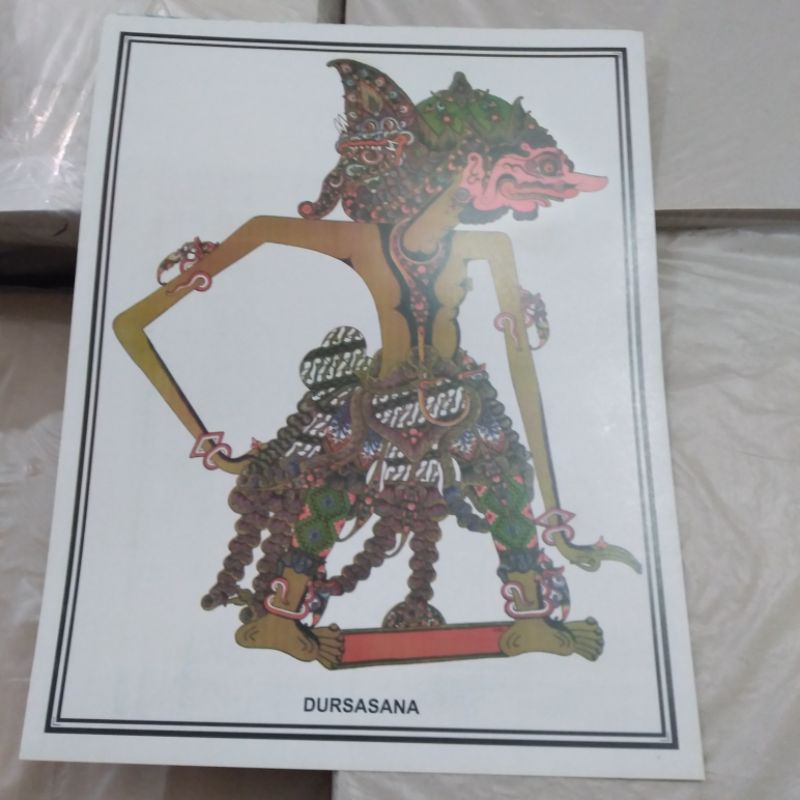 Jual POSTER WAYANG DURSASANA UKURAN BESAR 35 X45 CM | Shopee Indonesia