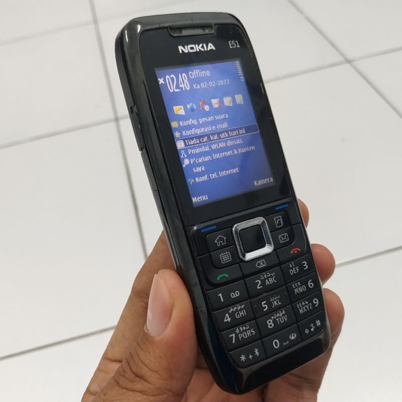 Jual NOKIA E51 BLACK ORIGINAL MULUS | Shopee Indonesia