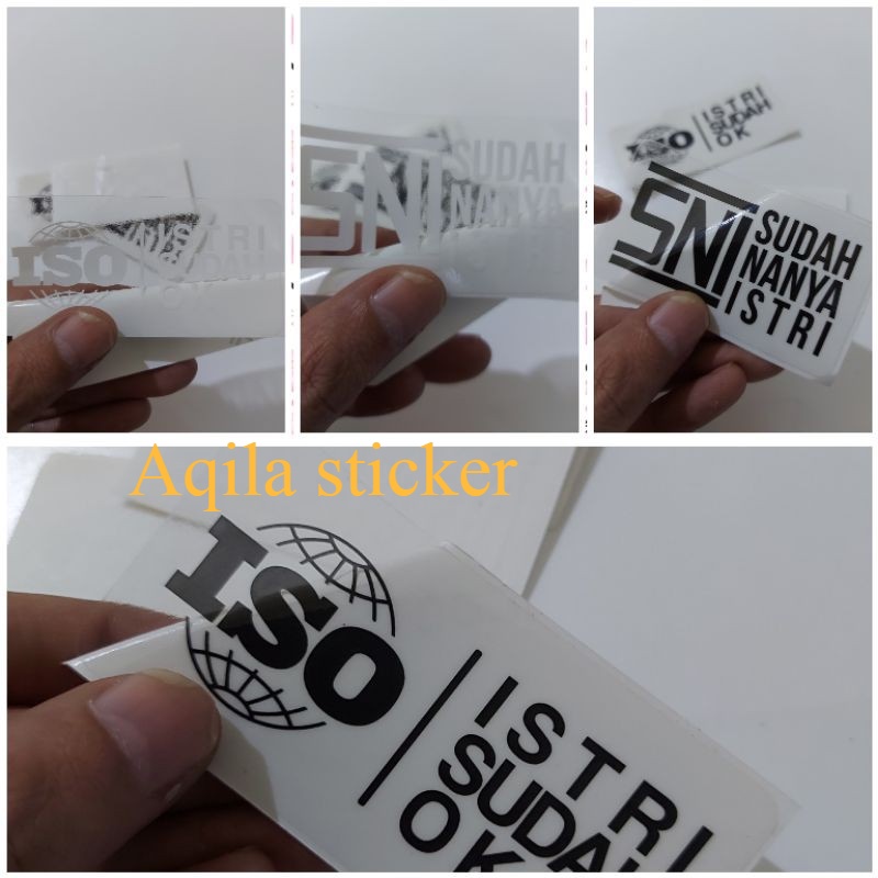 Jual STICKER SNI SUDAH NANYA ISTRI ISO ISTRI SUDAH OKE PRINCUTT ...