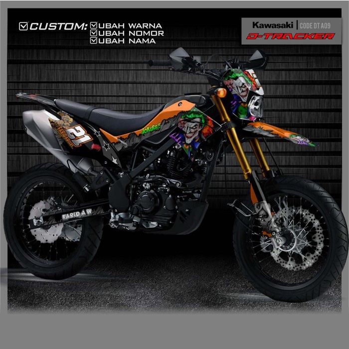Jual DECAL Dtracker / Sticker decals d tracker / decal d-tracker A09 ...