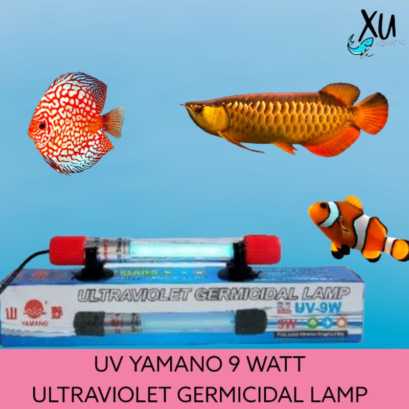 Jual YAMANO ULTRAVIOLET GERMICIDAL LAMP UV 9W LAMPU UV AQUARIUM 9 WATT | Shopee Indonesia