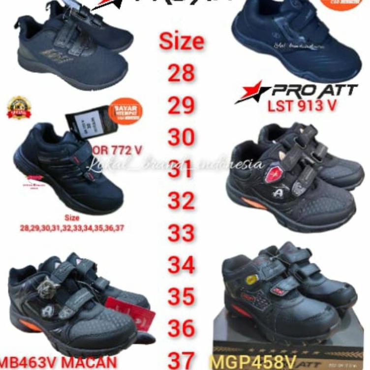 Jual HARGA BERSAHABAT SEPATU SEKOLAH ANAK /SEPATU PRO ATT MGP 457/LST913/463V/SEPATUSEKOLAHANAK ...