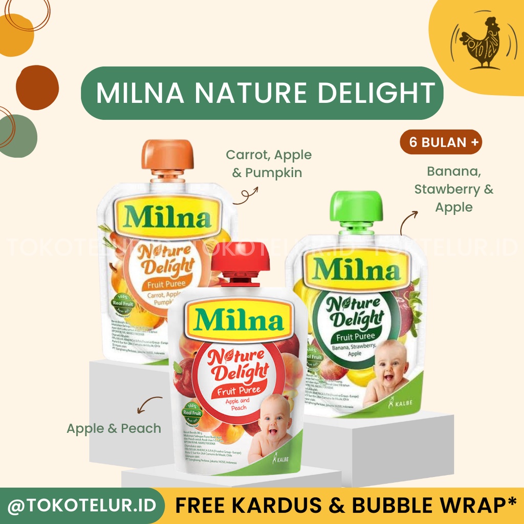 Jual MILNA - Nature Delight Fruit Pure Alami | Snack Cemilan Anak Sehat ...