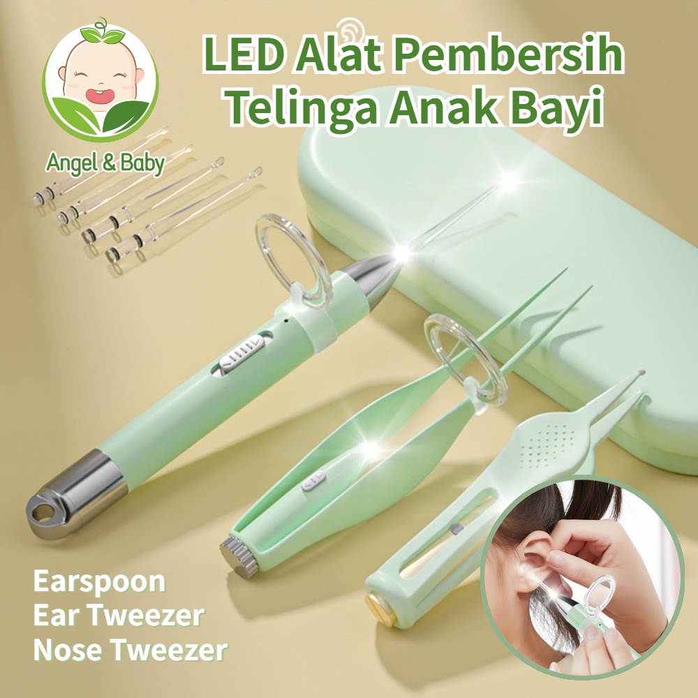 Jual Pembersih Telinga LED / Alat Pembersih Telinga Bayi / 4 in1 ...