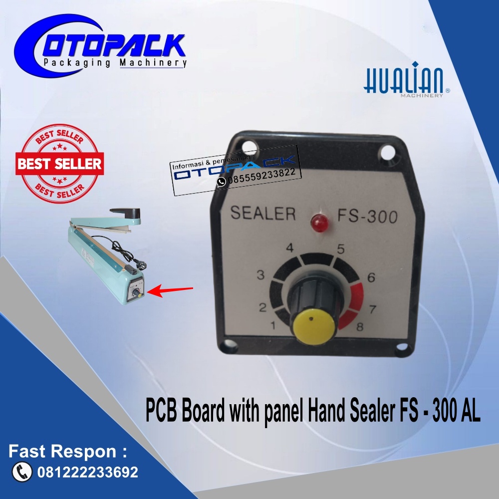 Jual PCB Board with panel Hand Sealer FS - 300 AL Sparepart Mesin Hand ...