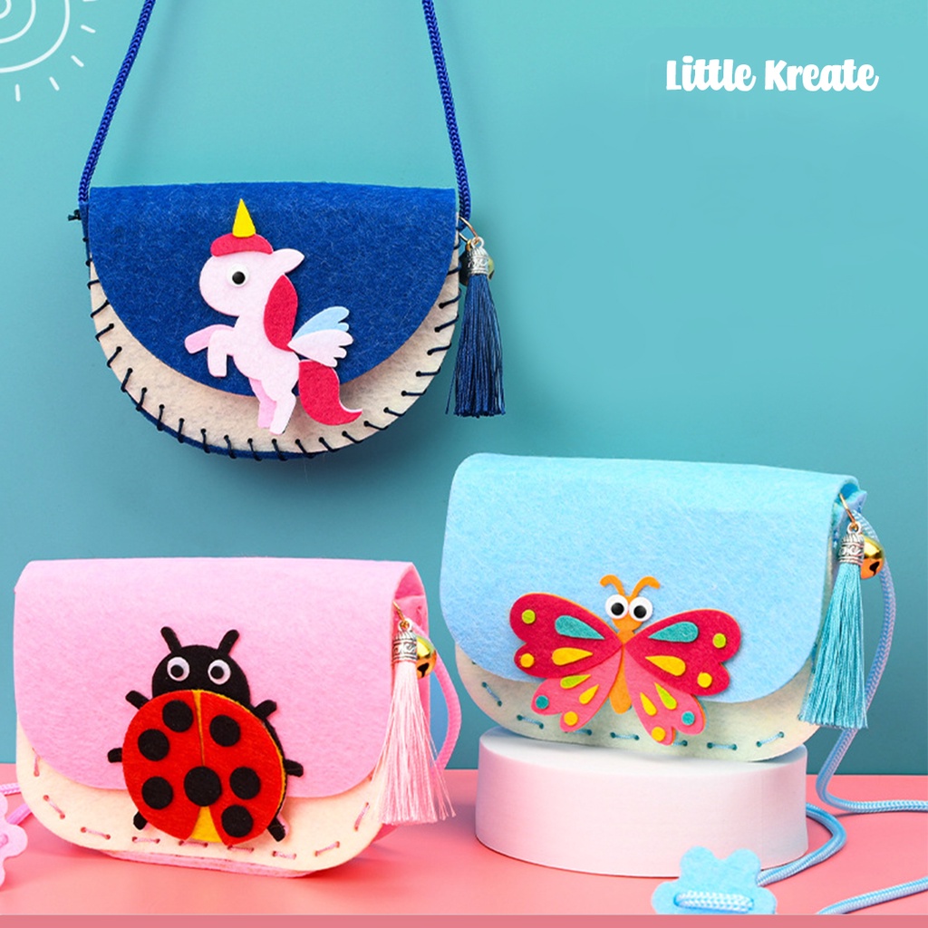 Jual Mainan Edukasi DIY Bag Tas Anak - Non-woven Bag - Prakarya Anak ...