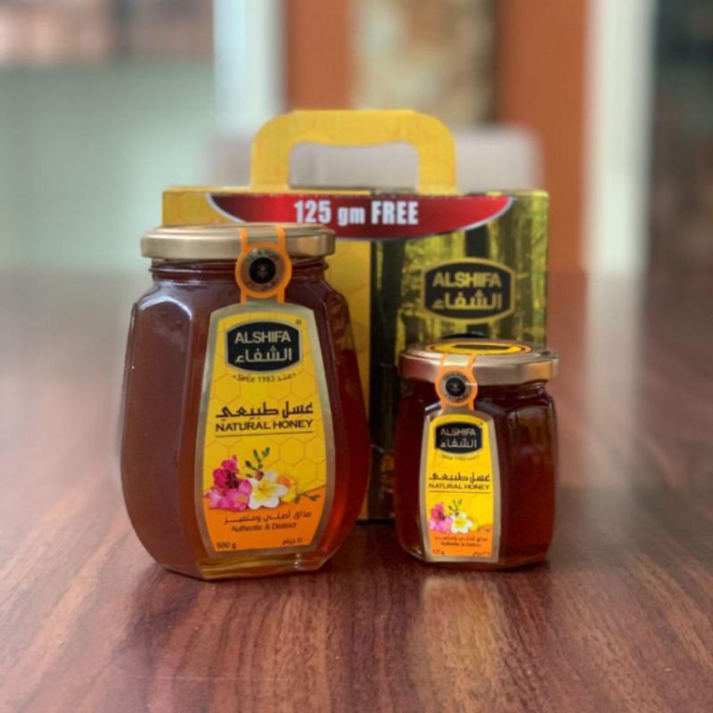 Jual Madu Al Shifa 500gr Free 125gr - Madu Asli Arab Saudi | Shopee ...