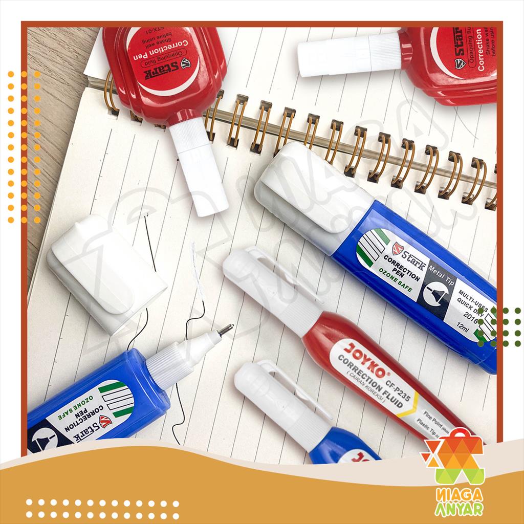 Jual NAS Correction Pen Fluid 1 Pcs Quick Dry / Tip Ex Cair Satuan ...