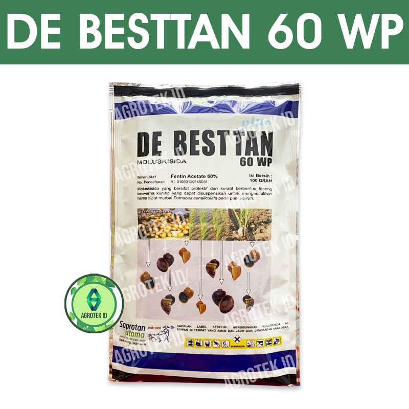 Jual DEBESTAN 60 WP 100 Gram Obat Keong Siput Sawah | Shopee Indonesia