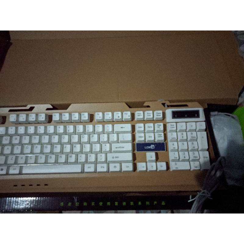 Jual Keyboard gaming led rgb keyboard eksternal usb pc laptop komputer ...