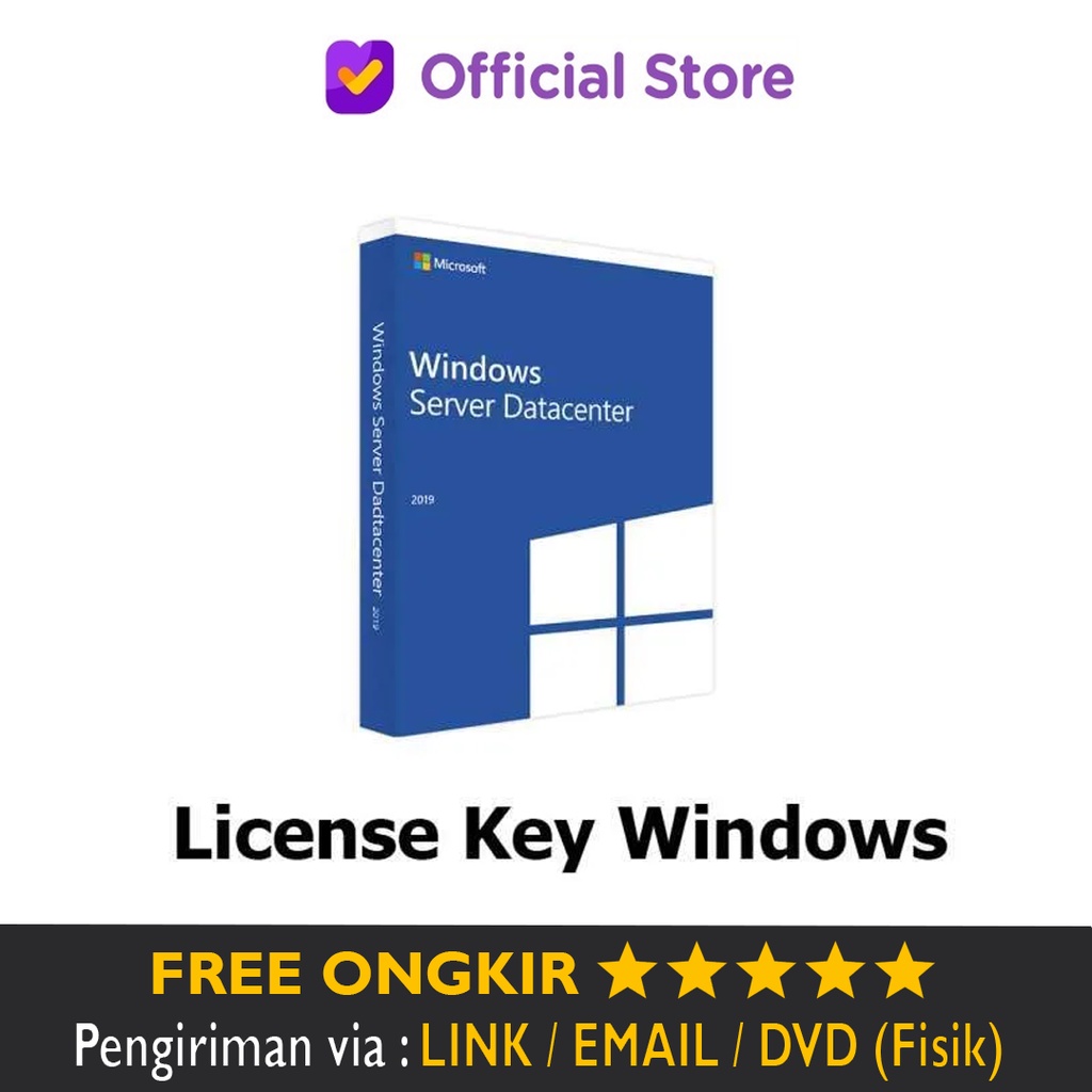 Jual Windows Server 2019 - 2016 License Key Standard Datacenter ...