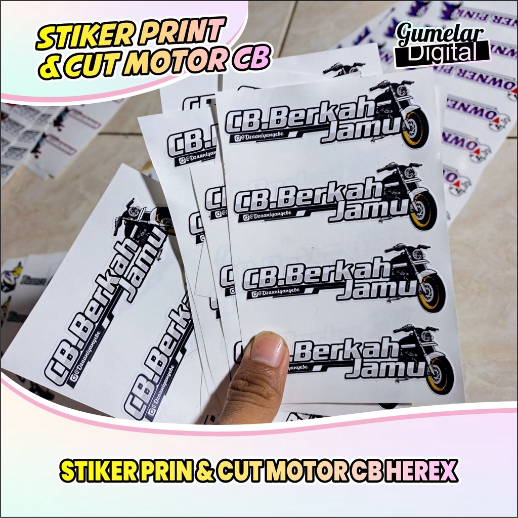 Jual STIKER PRINT & CUT CB HEREX TOURING | Shopee Indonesia