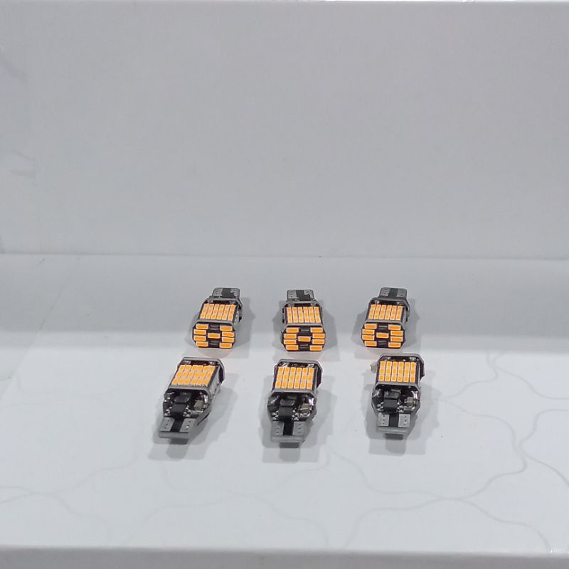 Jual Lampu led T15 warna putih /orange | Shopee Indonesia