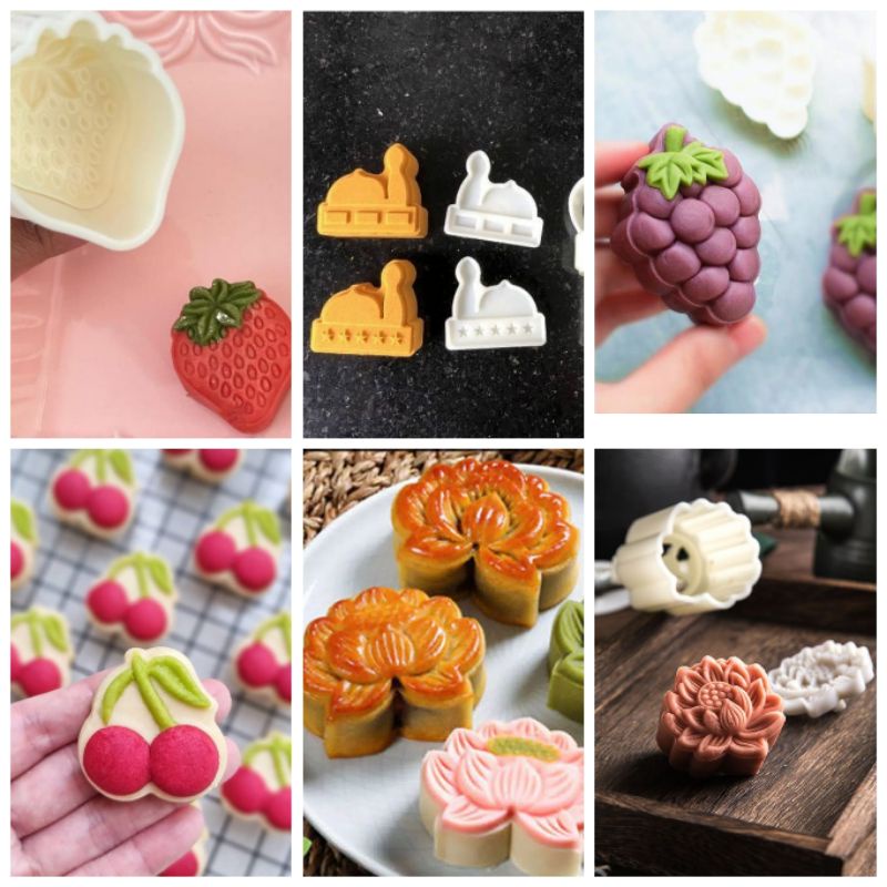 Jual CETAKAN PLUNGER COOKIES KUE KERING NASTAR MOONCAKE KUE KU TOK ...
