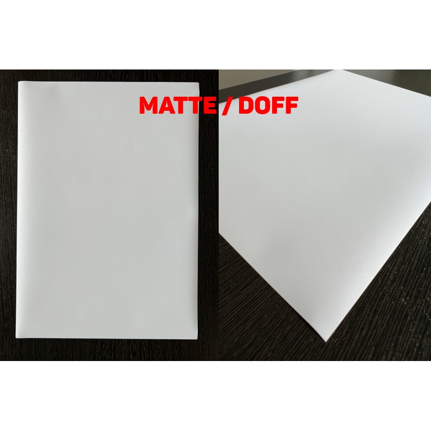 Jual Kertas Sticker Vinyl Sun Anti Air A4 Glossy / Matte / Hologram ...