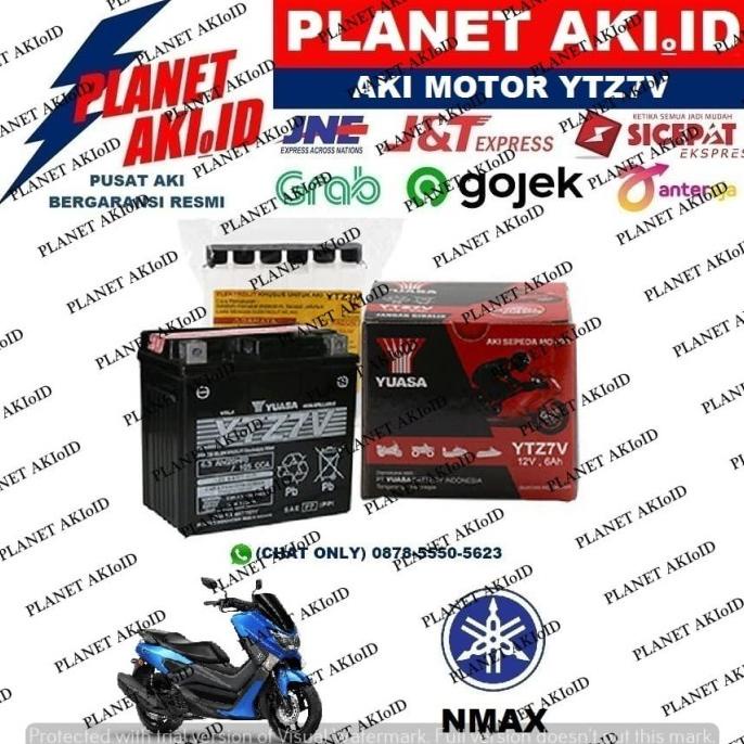 Jual Aki Motor Yamaha Nmax N Max N-Max Ytz7V Yuasa Accu Kering Mf ...