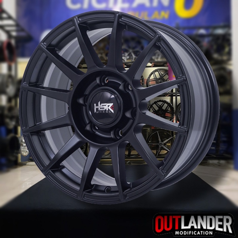 Jual Velg Mobil Fortuner Ring 17 HSR KANOMAN R17 Lebar 8 Pcd 6x139,7 Black | Shopee Indonesia