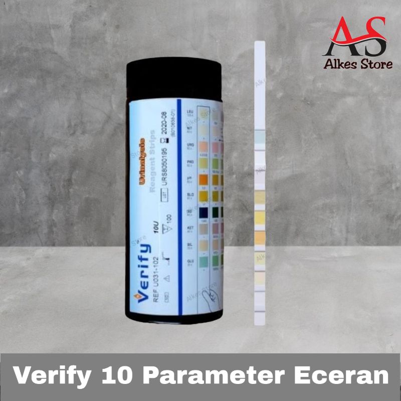 Jual Verify 10 Parameter Ecer Strip Test Urine Verify 10 Parameter Ecer ...
