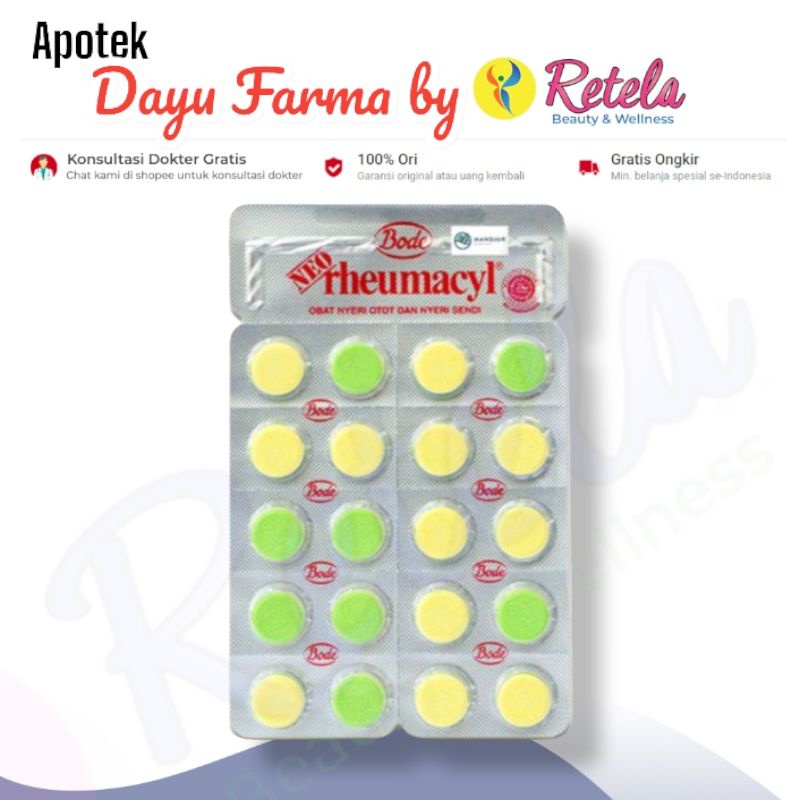 Jual NEO RHEUMACYL 1 BLISTER 20 TABLET | Shopee Indonesia