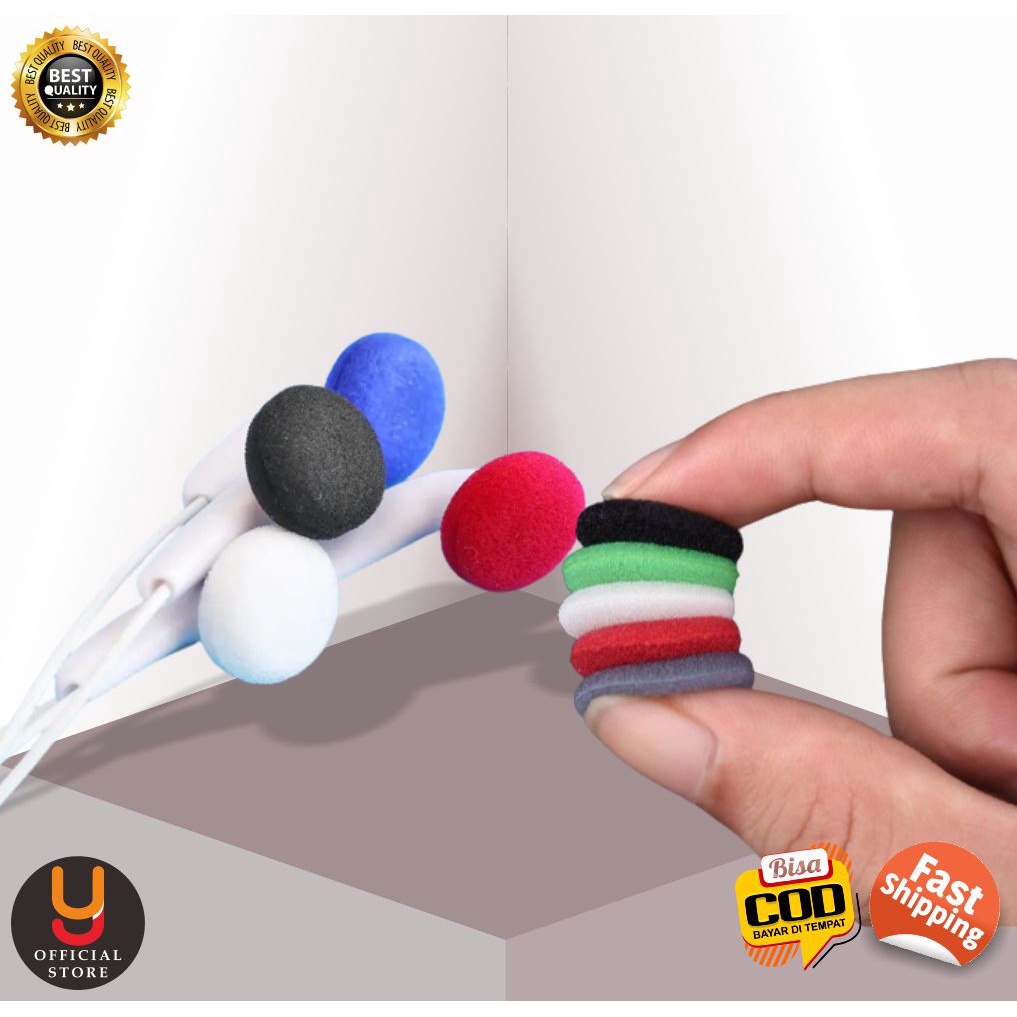Jual Earphone Earpiece Headphone Foam Busa Eartips Replacement Headset ...