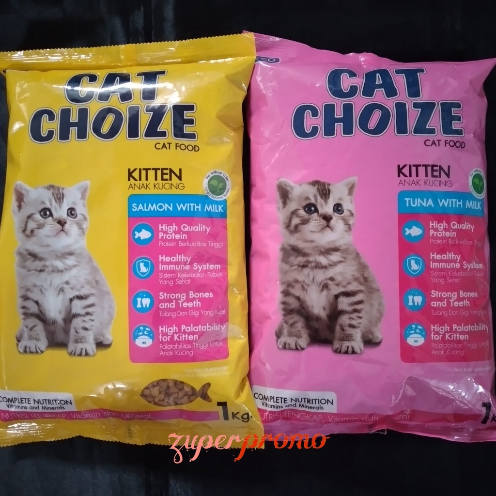 Jual Cat Choize Kitten 1kg Fresh Pack / Makanan Anak Kucing | Shopee ...