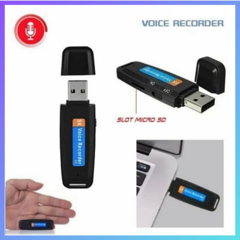 Jual USB Voice Recorder Alat Perekam Suara | Shopee Indonesia