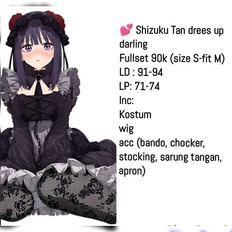 Jual Shizuku Tan my dress up darling | Shopee Indonesia