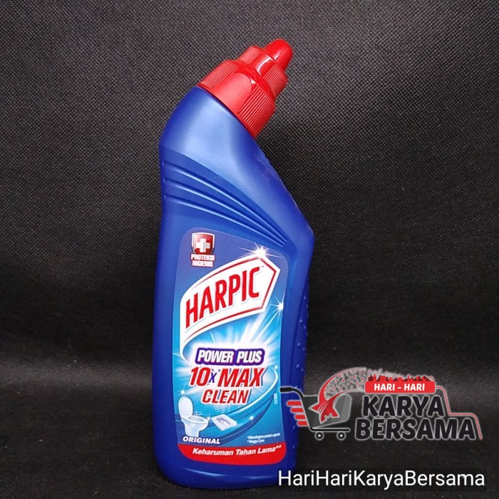 Jual HARPIC PEMBERSIH TOILET POWER PLUS 10X MAX CLEAN ORIGINAL 200ML | Shopee Indonesia