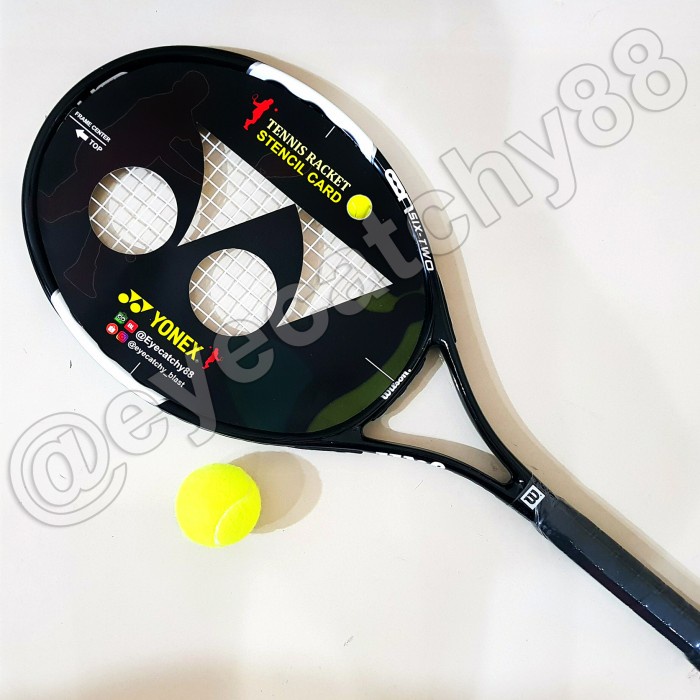 Jual BISA COD Cetakan Raket / Logo Raket / Stencil Card Tenis - Art ...