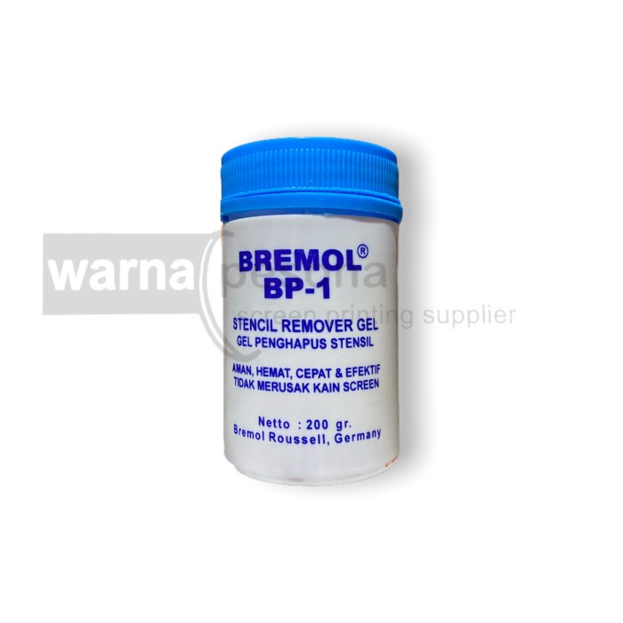 Jual Bremol BP-1 Penghapus Obat Afdruk Sablon REMOVER GEL (200 gram ...