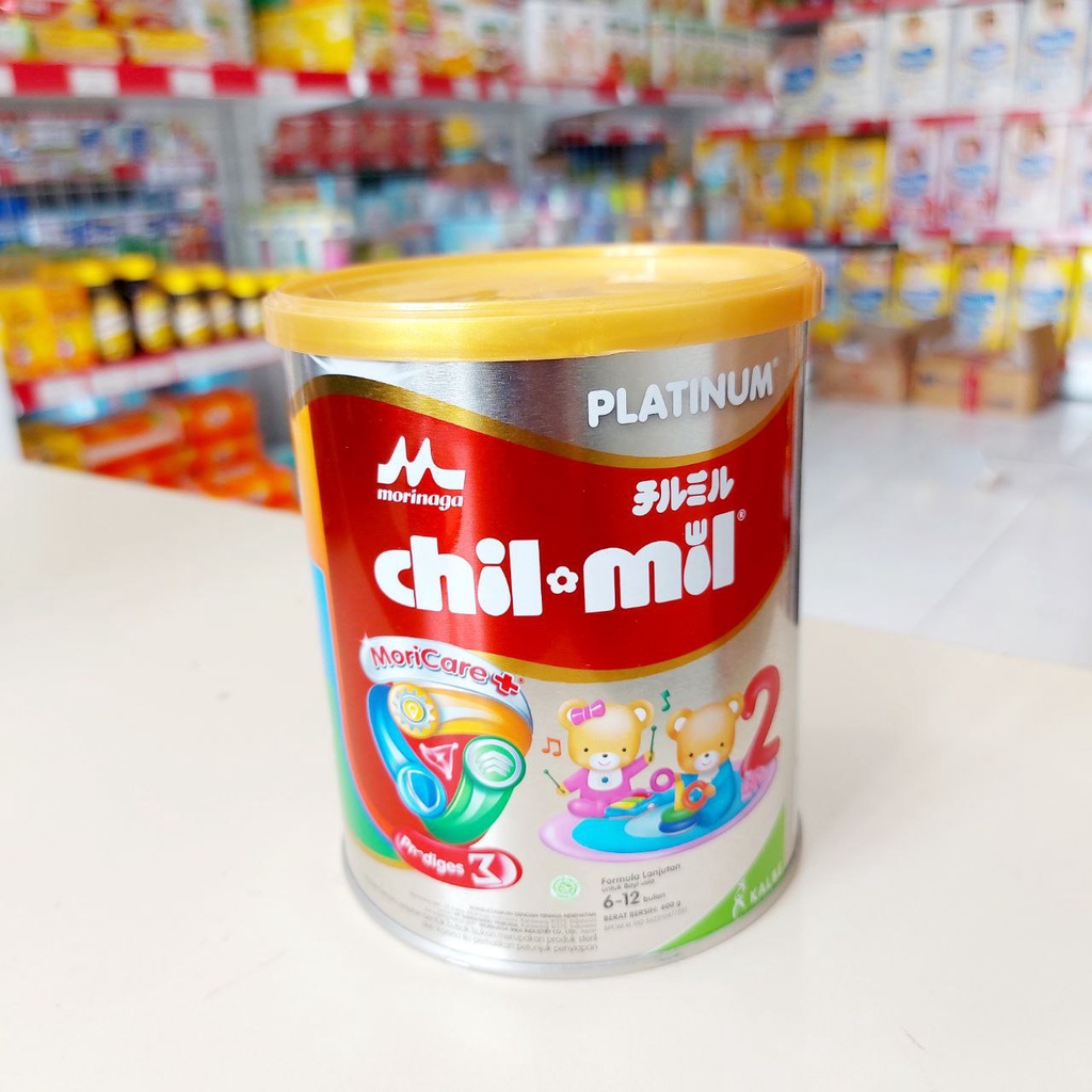 Jual MORINAGA CHIL MIL PLATINUM TAHAP 2 - 400GR / Susu Formula Bayi 6-12 bulan | Shopee Indonesia