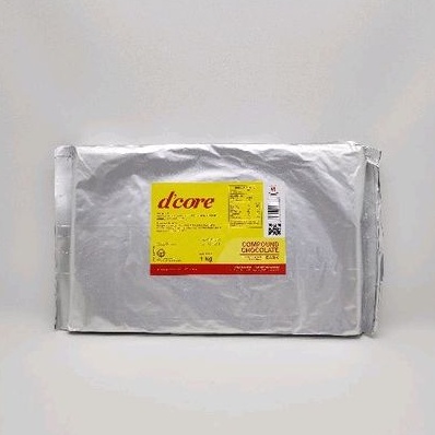 Jual COKLAT COMPOUND DARK D'CORE DCORE 1 KG | Shopee Indonesia