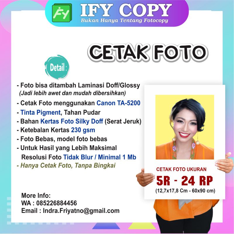 Jual CETAK FOTO UKURAN 5R-12RP | Shopee Indonesia