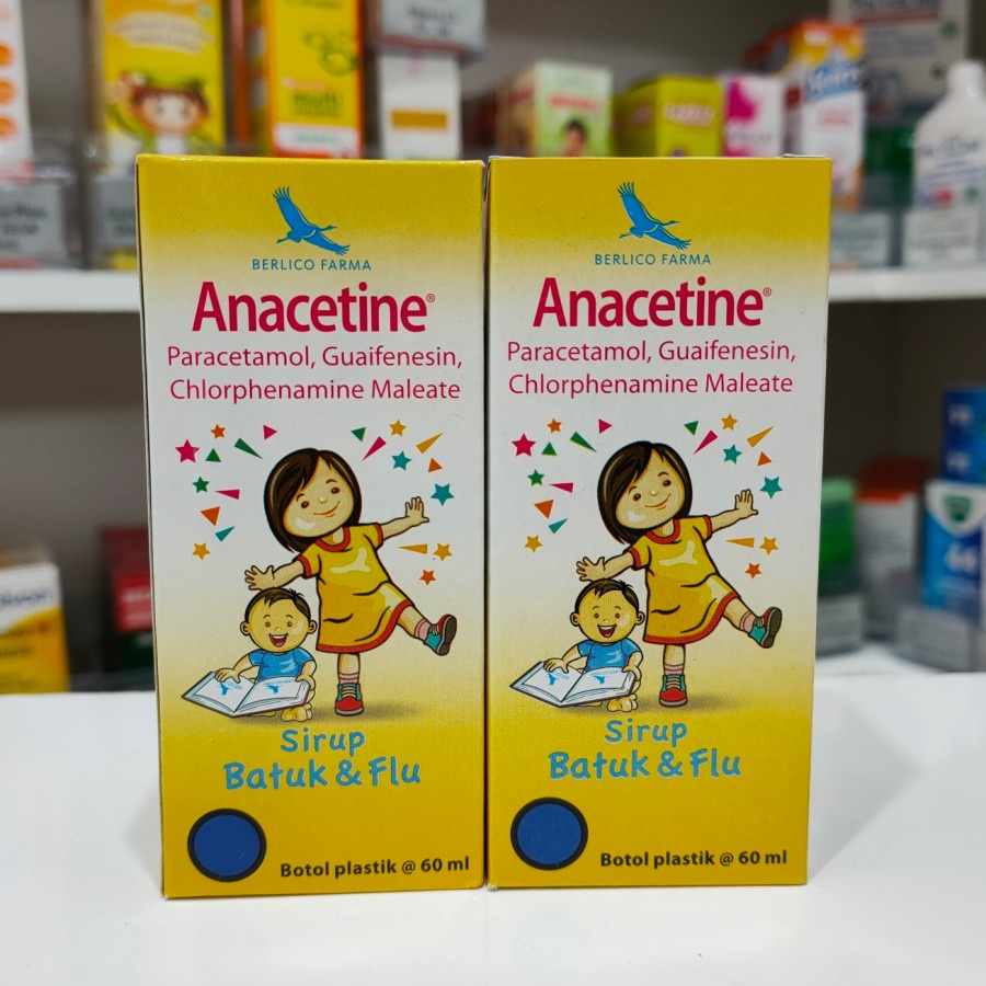 Jual Anacetine Sirup Batuk Flu Isi 60ml Obat Original Berlico Farma ...