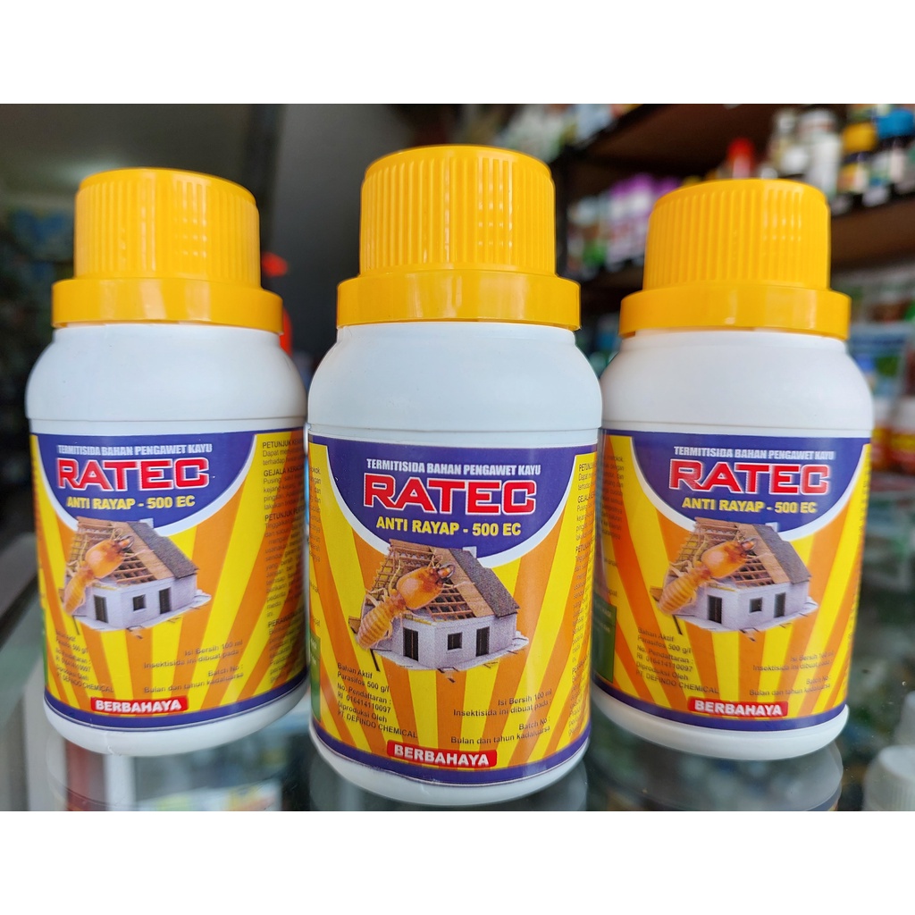 Jual Racun Obat Anti Rayap - RATEC 500 EC Kemasan 100ml Basmi Rayap ...