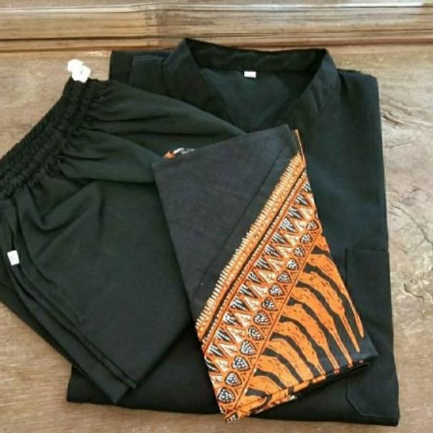 Jual Baju Samin pakaian adat khas Blora Set M-XXXXXL (KODE 9383 ...
