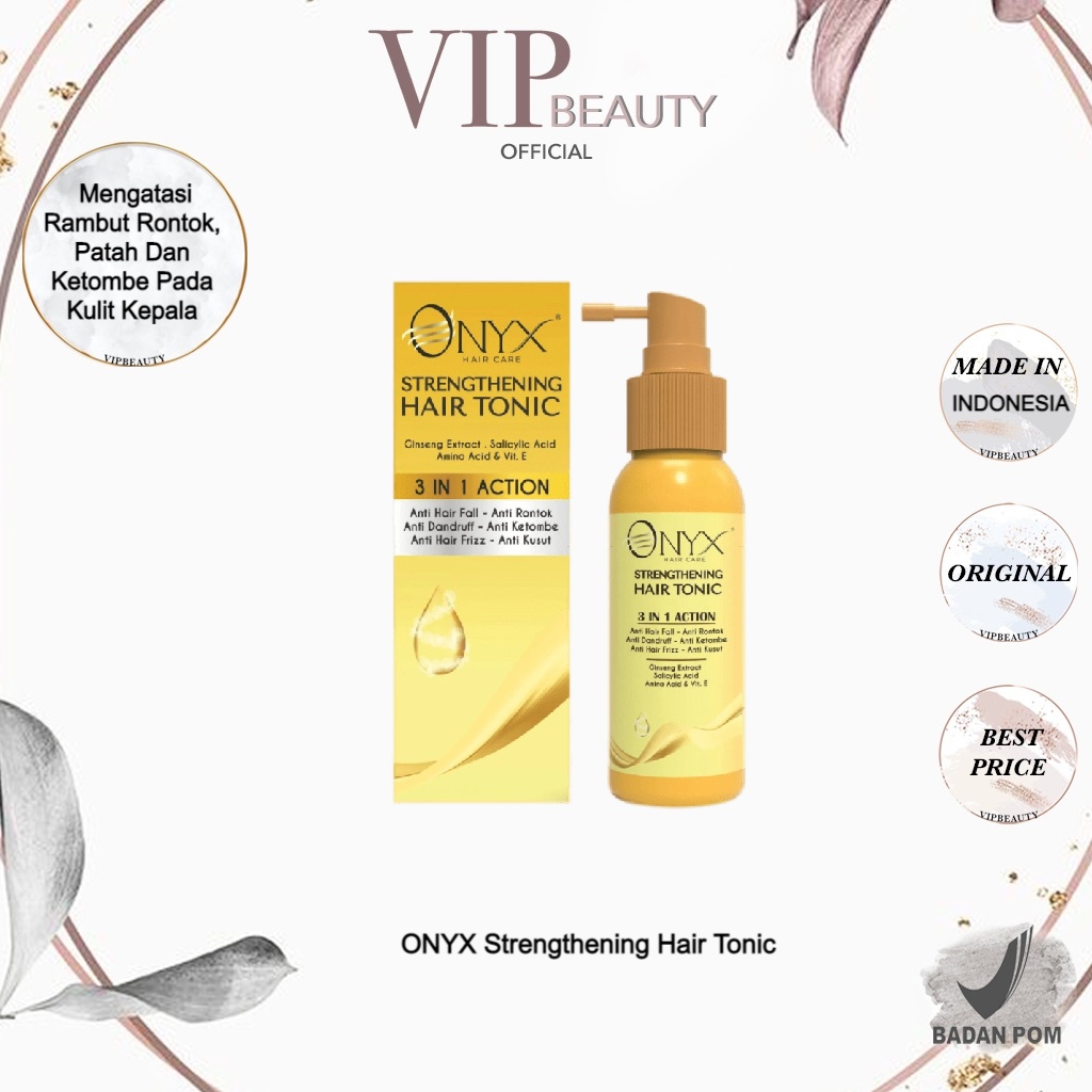 Jual ONYX Strengthening Hair Tonic 3in1 Action 90ml | Shopee Indonesia