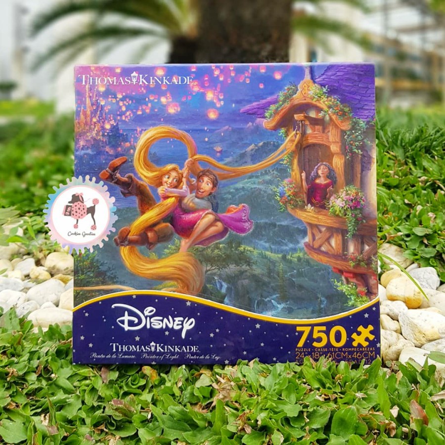Jual Thomas Kinkade The Disney Collection Tangled Rapunzel Puzzle 750pc ...