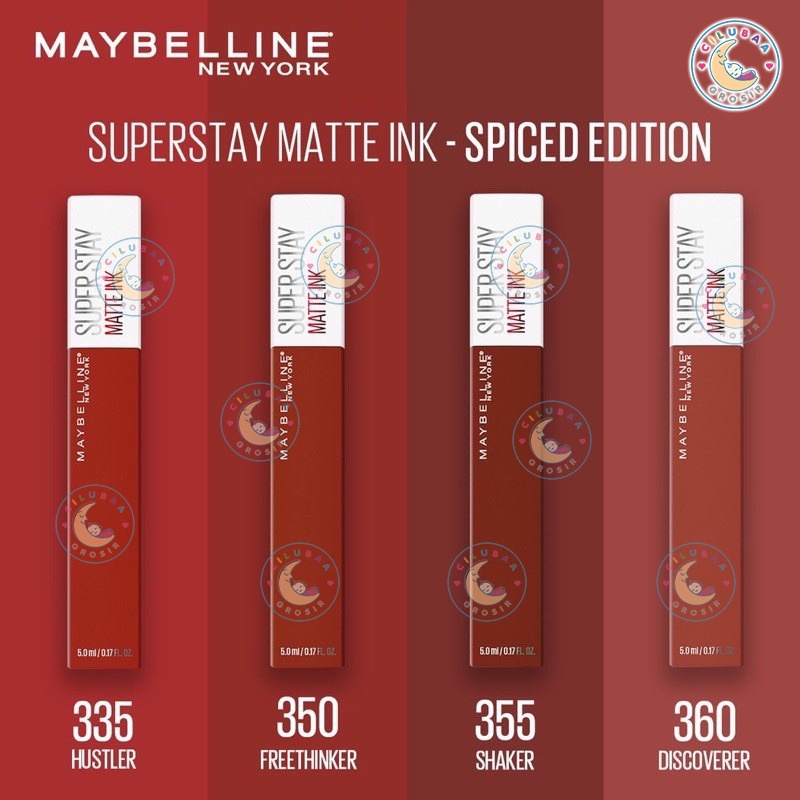 Jual Maybelline Super Stay Matte Ink Lipcream REDS EDITION Super Stay ...
