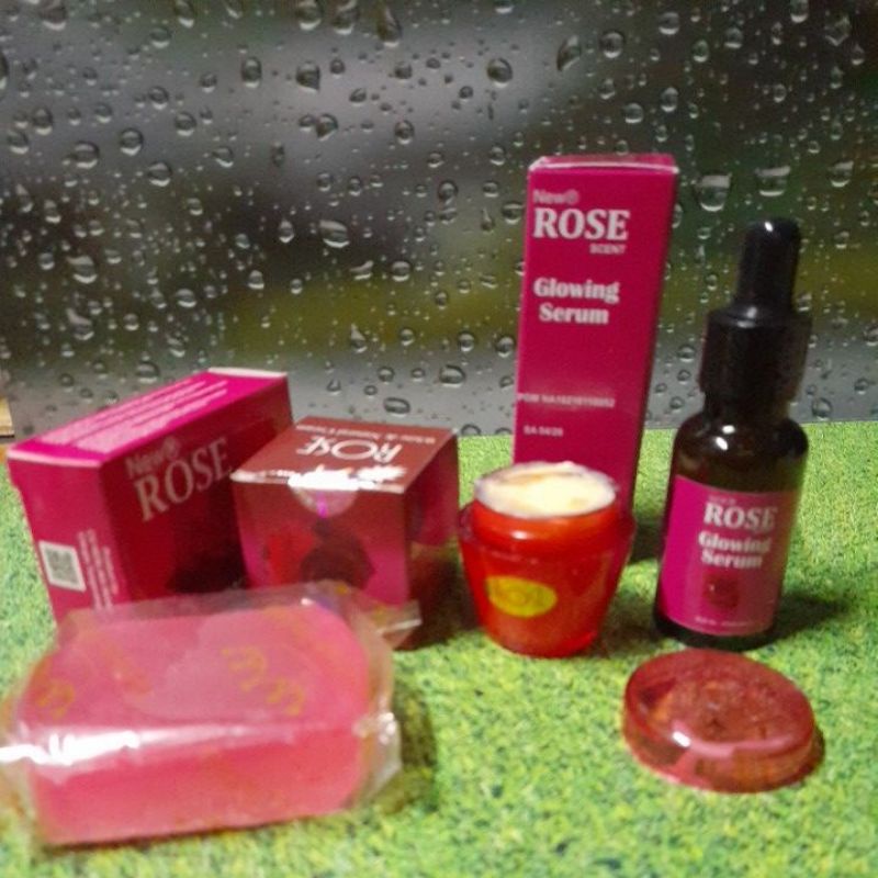 Jual Paket cream Rose Natural Produk 3in1(cream,sabun,serum) | Shopee ...