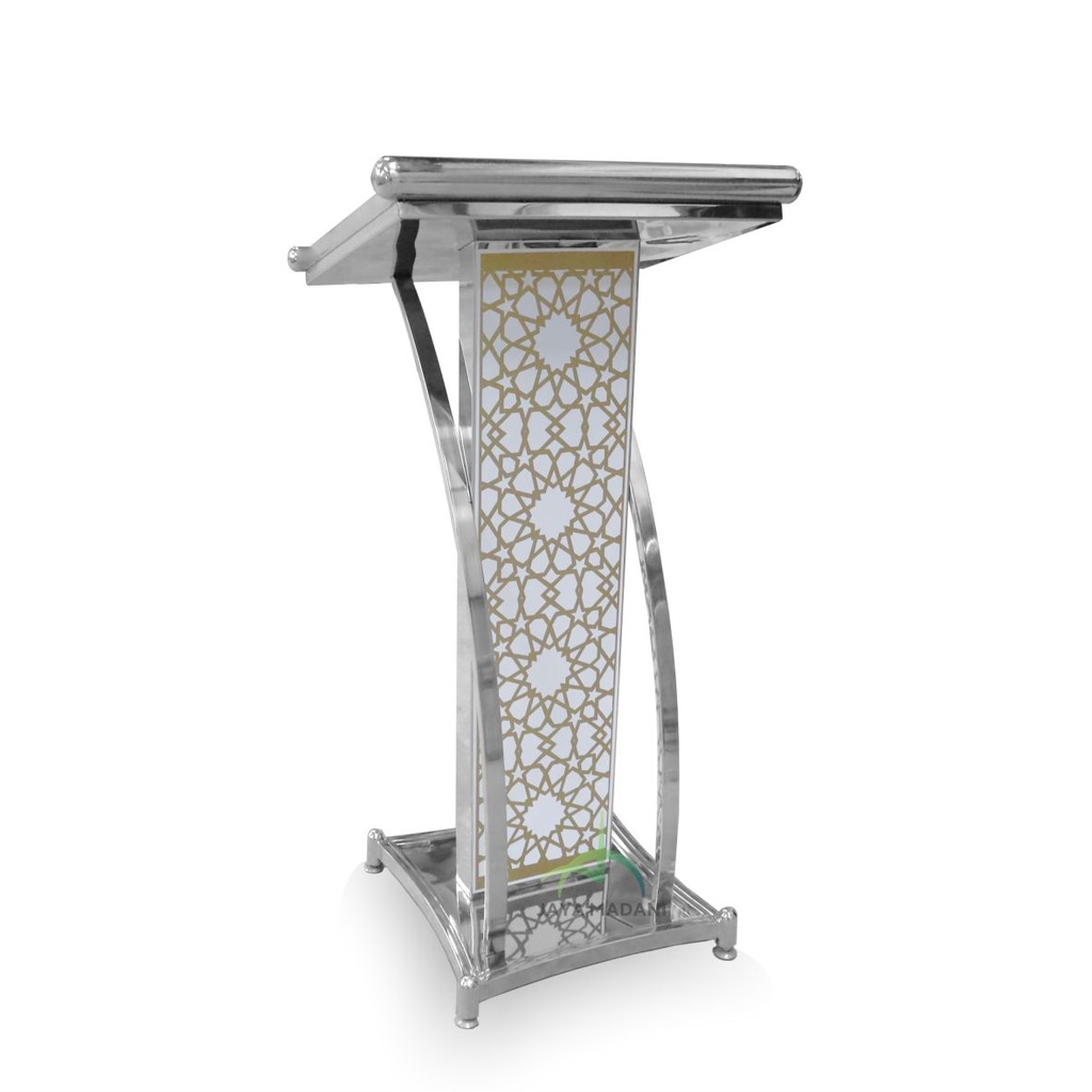Jual MIMBAR PODIUM MASJID | mimbar dakwah stainless podium minimalis ...